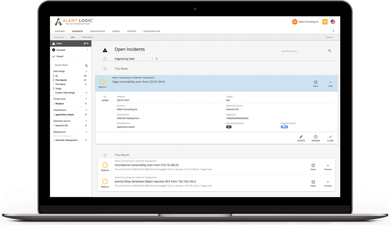 Antivirus Analysis and Detection - Alert Logic