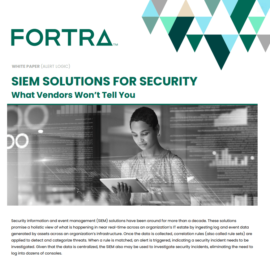 SIEM Solutions for Security: What Vendors Won’t Tell You | Whitepaper